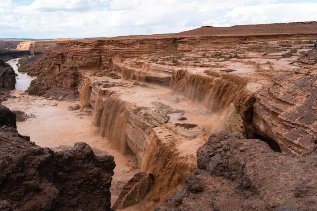 Arizona's Grand Falls (Chocolate Falls) CLOSED - Karabou Adventures