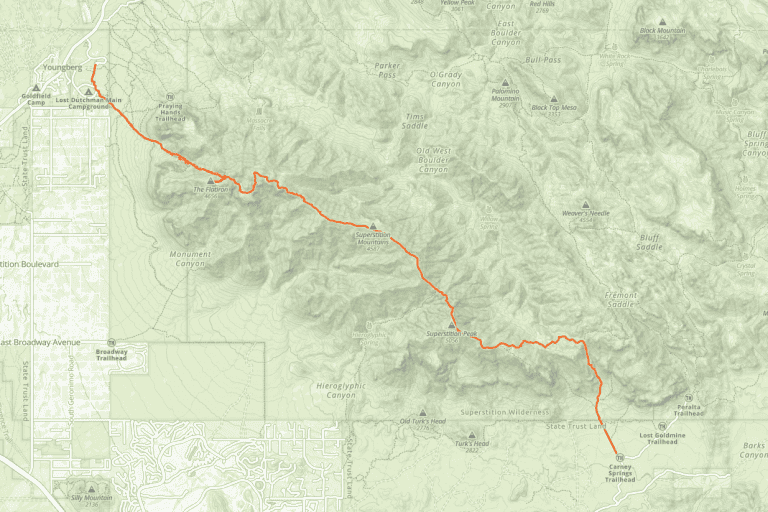 Superstition Ridgeline Trail: Best Hike In Superstition Mountains ...